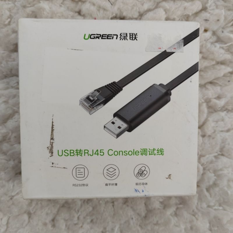 Ugreen USB to RJ45 Console Cable 1.5m (box dented) | Shopee Malaysia