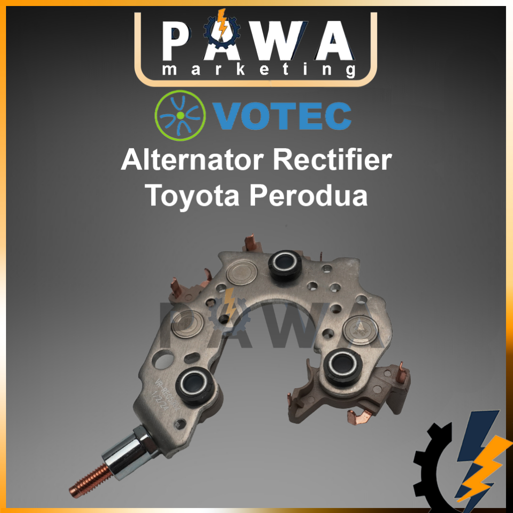 Votec 100% Authentic Alternator Rectifier 12V Toyota NCP150 NCP151 ...