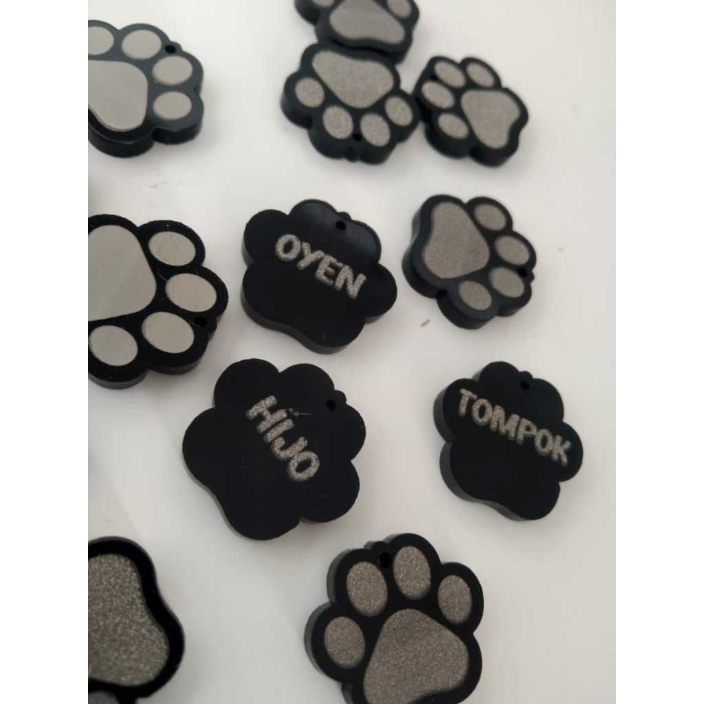 Pet Tag Acrylic Tag Kucing Boleh Letak Nama Pada Tag | Shopee Malaysia
