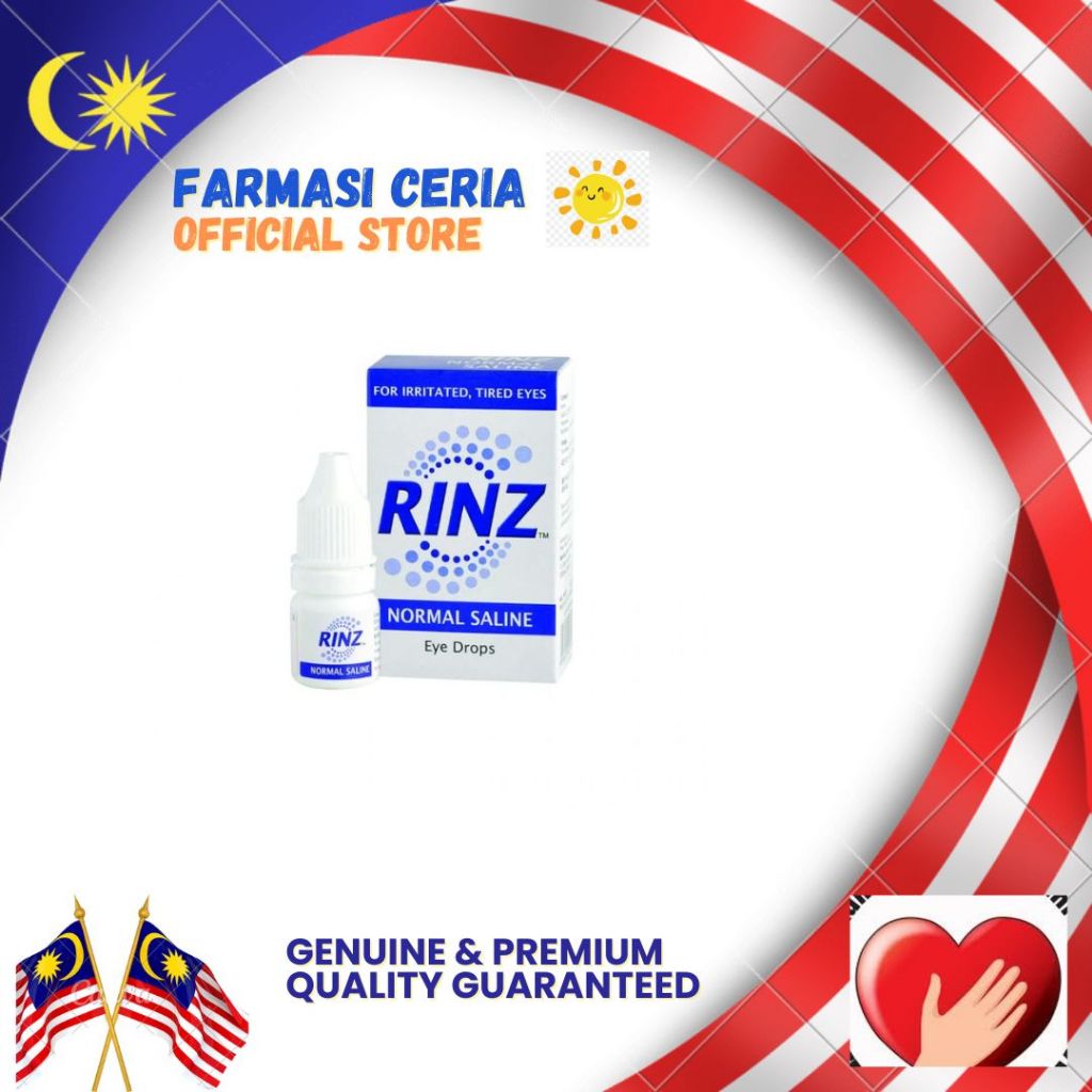 Rinz Normal Saline Eye Drop 5ML | Shopee Malaysia
