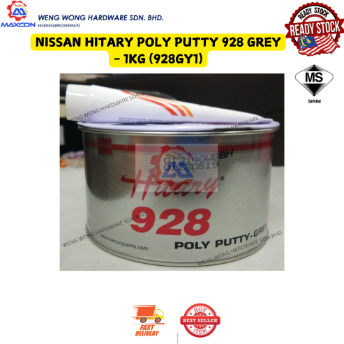 NISSAN HITARY POLY PUTTY 928 GREY - 1KG (928GY1) | Shopee Malaysia