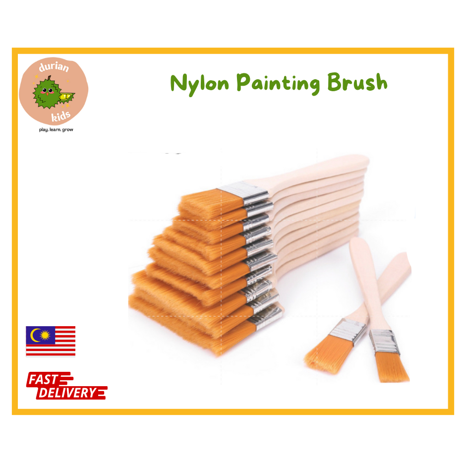 Nylon Paint Berus Cat/ Oil Painting Brush/ Halah Wood Painting Brush ...