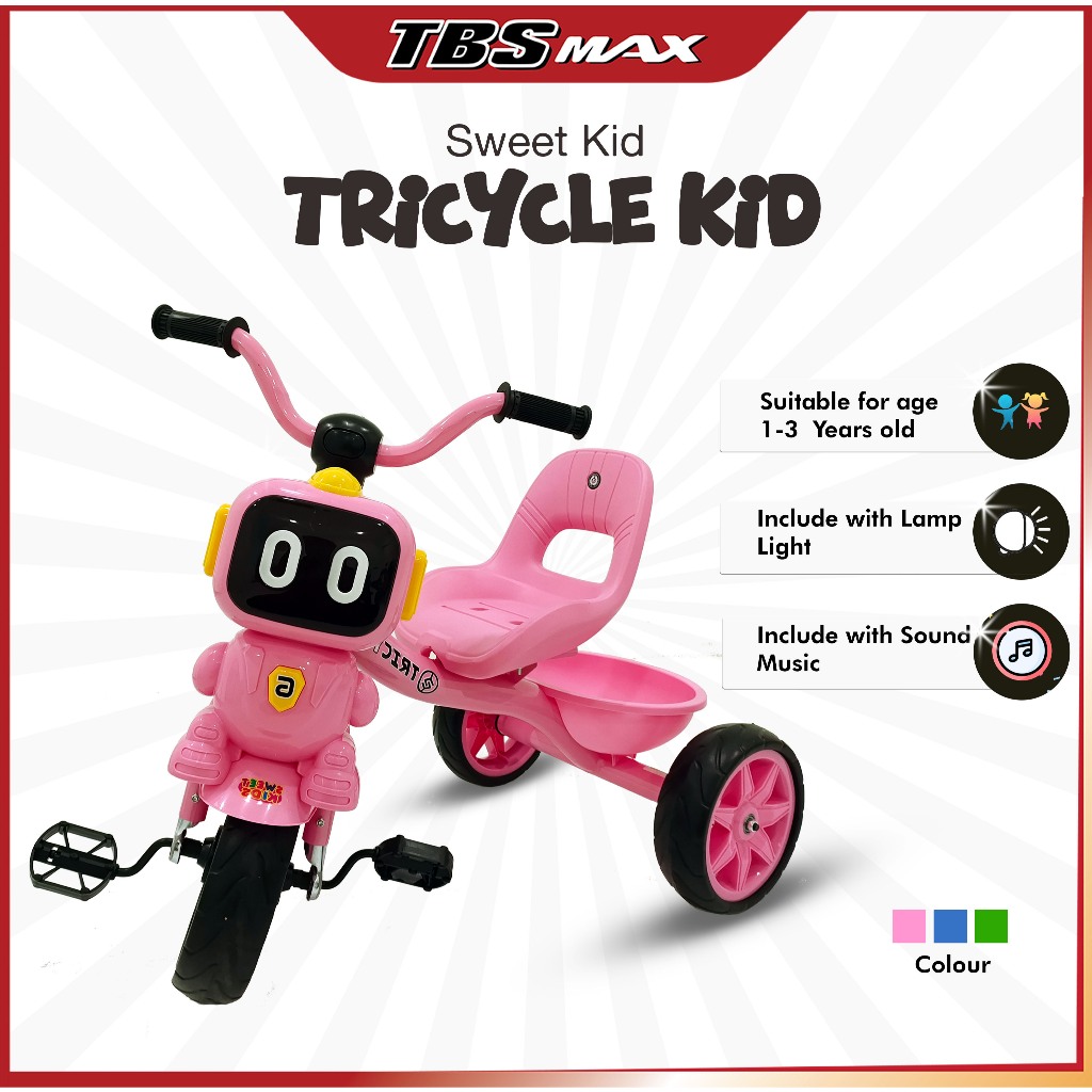 Basikal Budak 3 Roda Children Tricycle 1 - 3 Years Old Basikal Budak ...