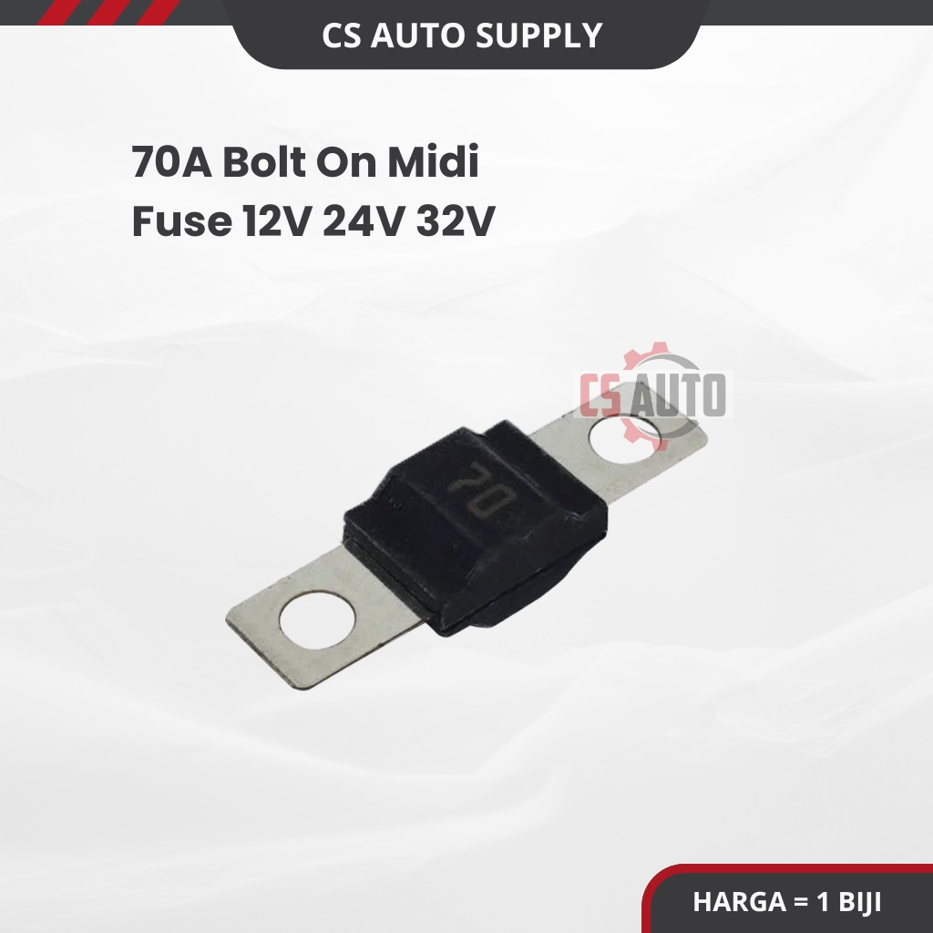 Car Automotive 70A Main Bolt On Midi Fuse 12V 24V 32V Universal ...