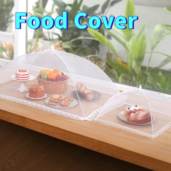 Mesh Food Cover Table Food Cover Food Umbrella Vegetable Dish Cover ...