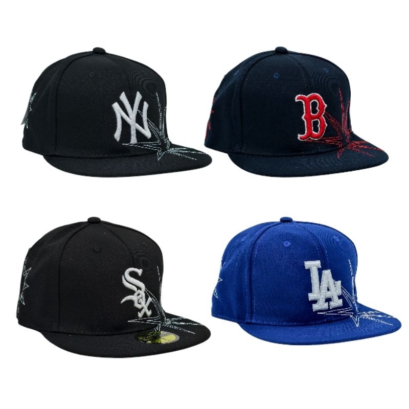 Full Cap Ready Stock MLB NY fitted baseball cap topi full unisex ...