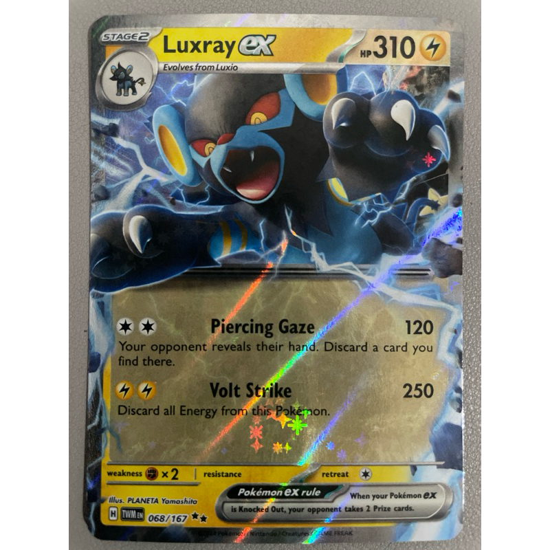Pokemon PTCG SV06 Twilight Masquerade - 068/167 Luxray ex | Shopee Malaysia
