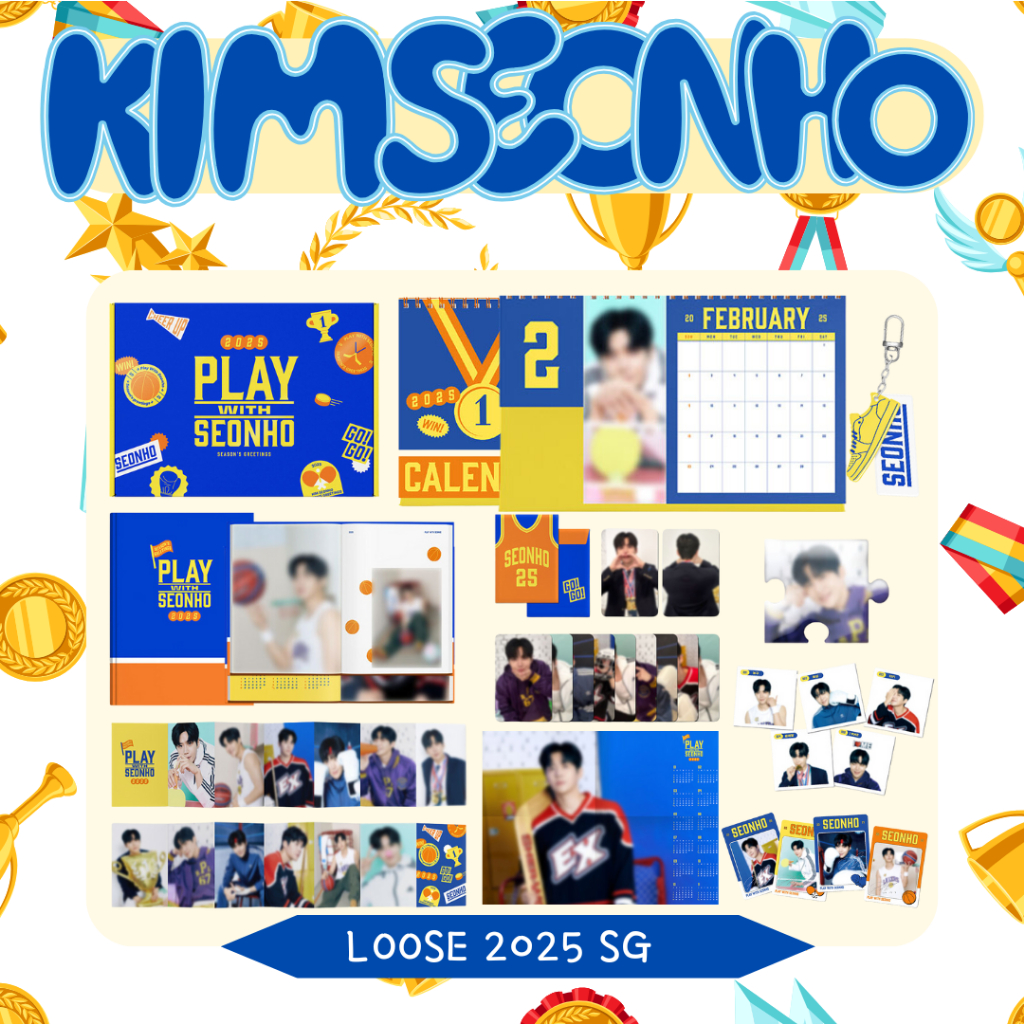 (LOOSE) KIM SEONHO 2025 SEASON GREETING - PLAY with SEONHO (PRE-ORDER ...