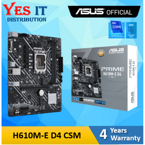 Asus PRIME wholesalers H610M E D4
