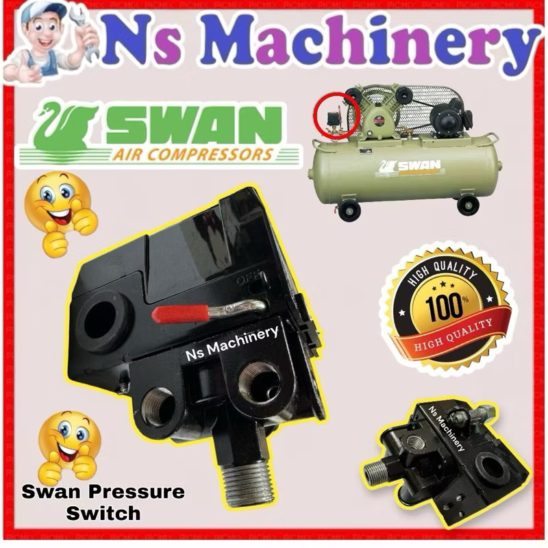 Pressure Control Switch For Swan 2HP SVP-202 Air Compressor LF10-5H(OEM ...