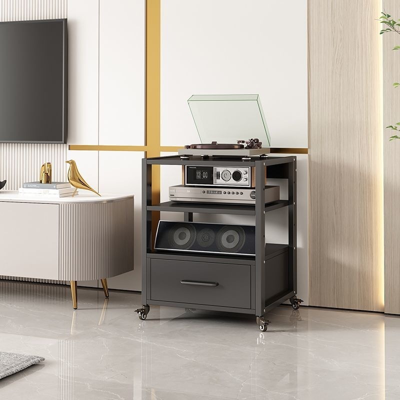 Amplifier rack with drawer, tube amplifier bracket, headphone amplifier ...