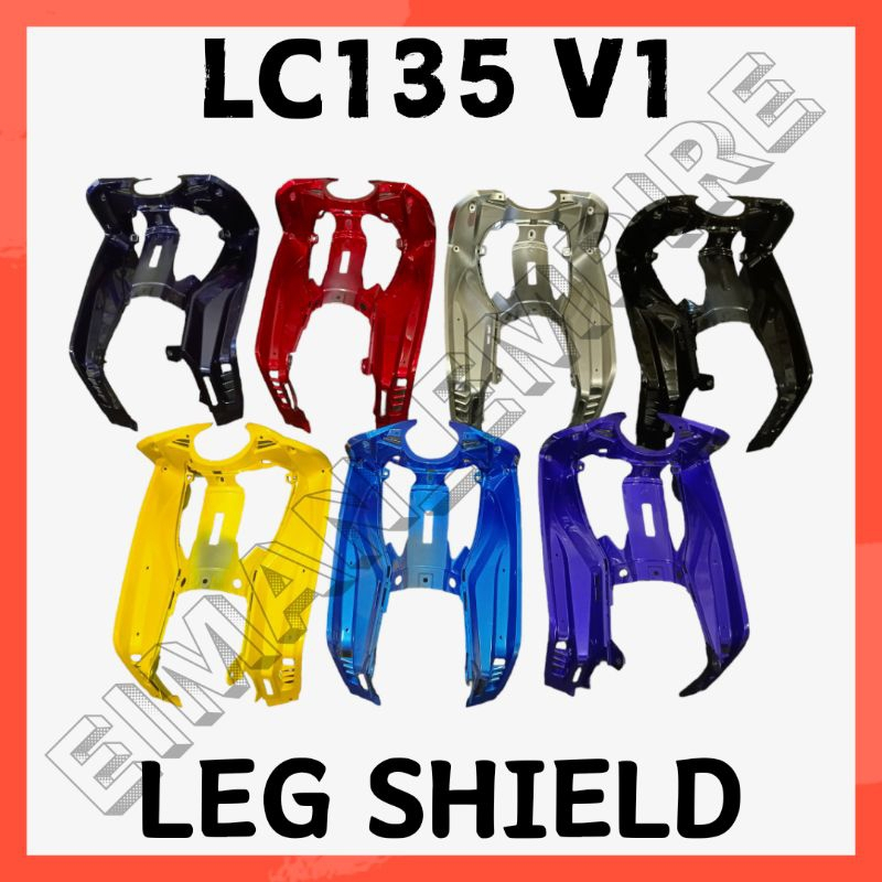 CENTRE COVER LC135 V1 LEG SHIELD PANEL INNER TENGAH YAMAHA LC V1 COLOUR ...