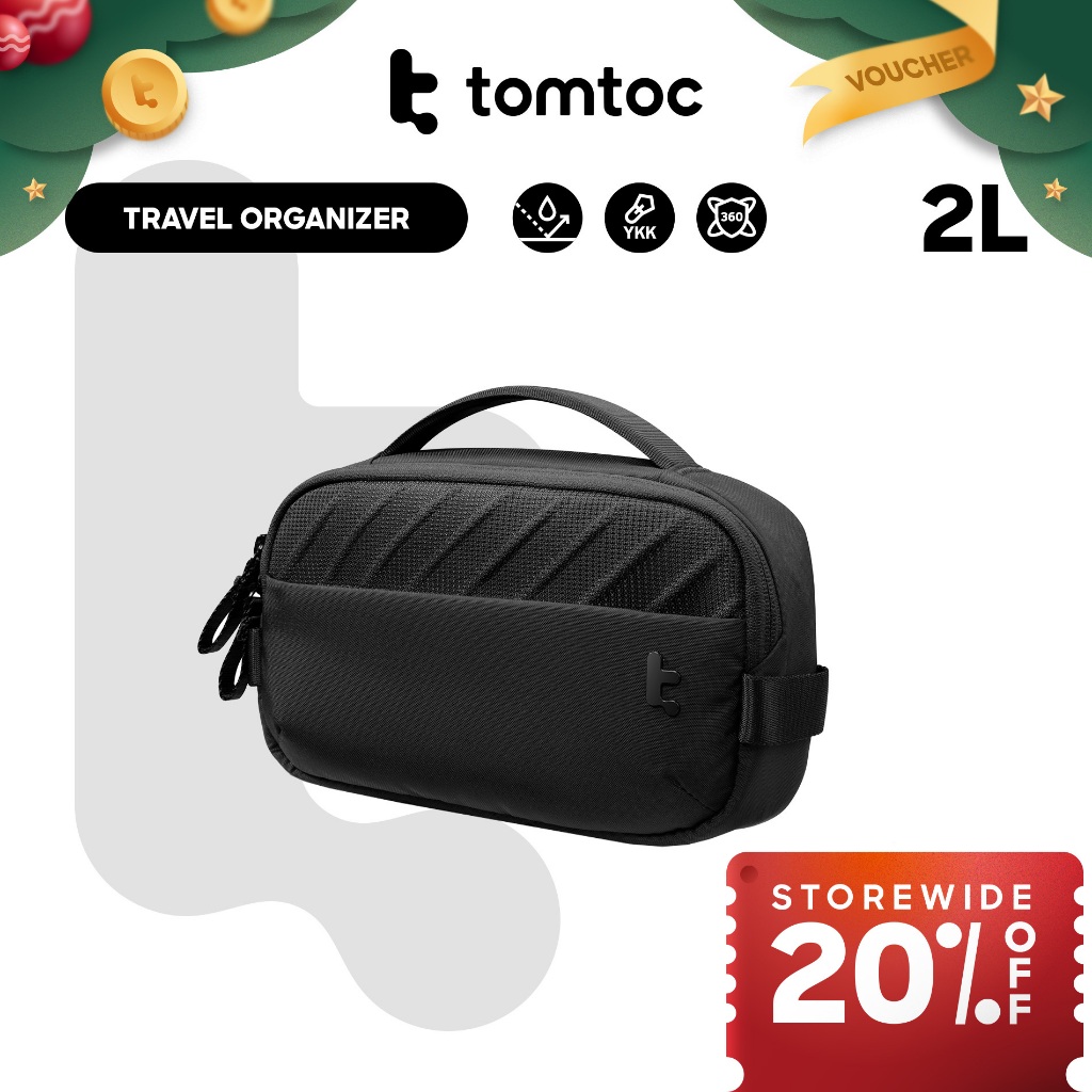 tomtoc Voyage Travel Organizer Pouch / Electronics Accessories ...