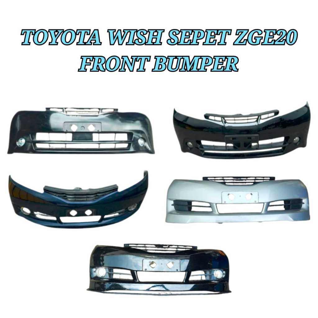 🇯🇵🇯🇵 Front Bumper / Bumper Depan Toyota Wish Sepet ZGE20 09-17 Bumper ...