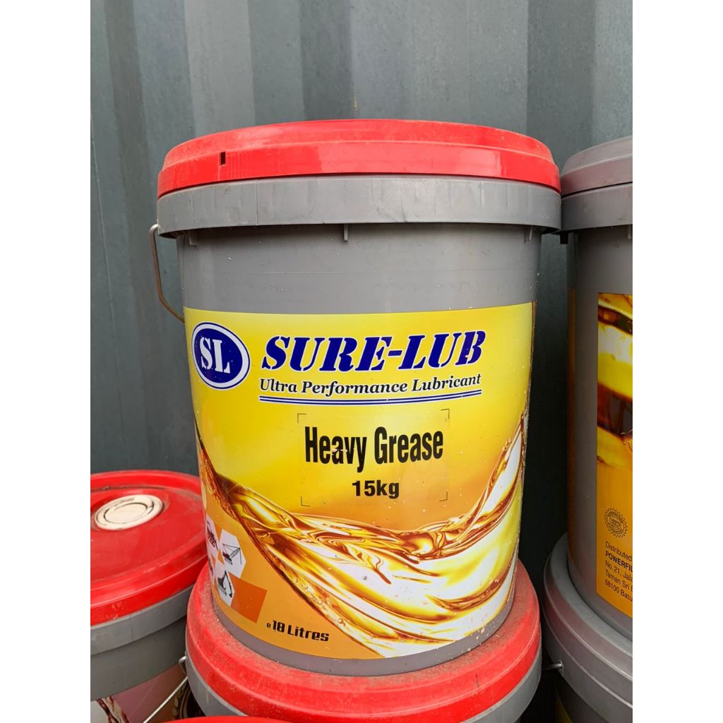 HEAVY GREASE OIL (RED) 15KG SURE-LUB | Shopee Malaysia