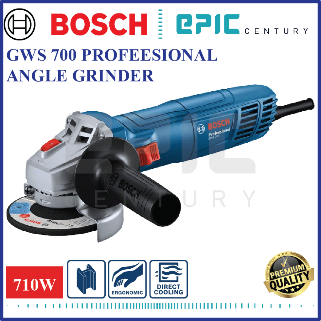 Bosch Gws700 Angle Grinder 710W (Original) | Shopee Malaysia