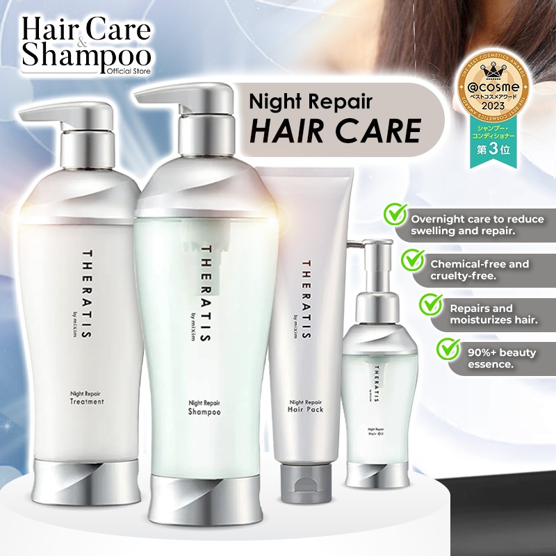 THERATIS by Mixim Night Repair Shampoo / Treatment / Hair Pack / Hair ...
