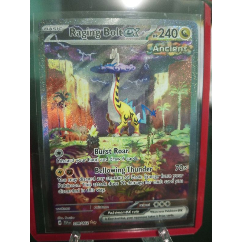 POKEMON TCG Raging Bolt EX | Shopee Malaysia