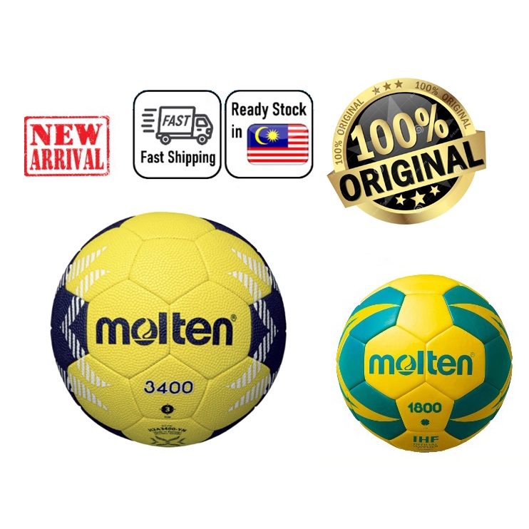 【100% Original】Molten Handball/Bola Baling (Size 1~3) | Shopee Malaysia