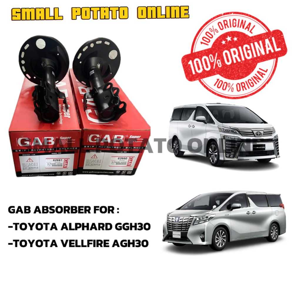 [100% GENUINE]GAB ABSORBER FRONT TOYOTA ALPHARD GGH30/VELLFIRE AGH30 ...