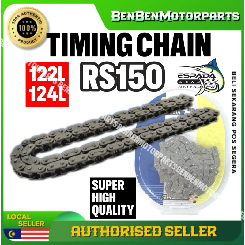 HONDA RS150 RS 150 RSX 150 RSX150 RACING TIMING CHAIN RANTAI KECIL ...