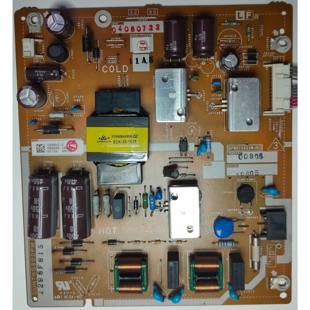 Sharp LC-40SA5200X / LC40SA5500X / LC-40SA5100M - Power Board (USED ...