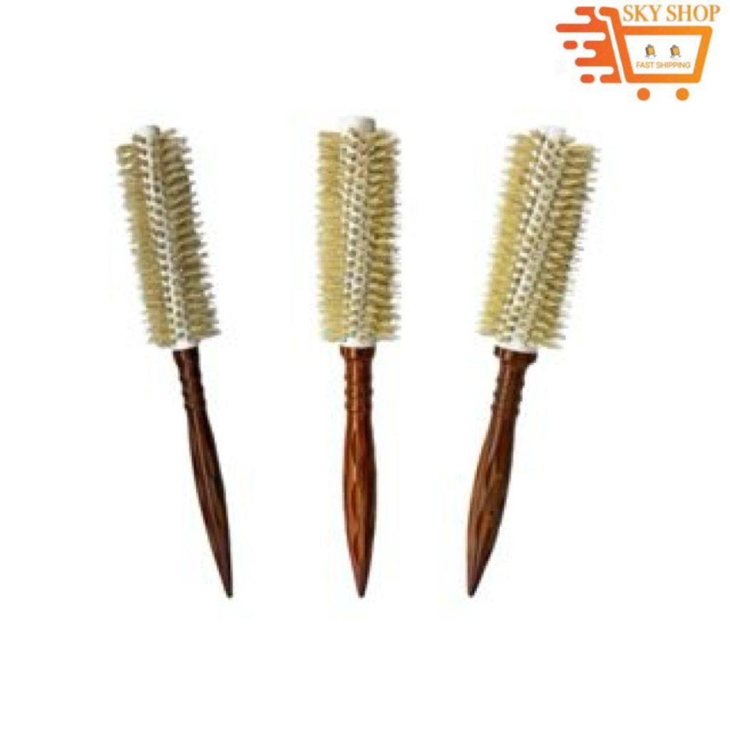 Ceramic Round Wooden Comb | Shopee Malaysia