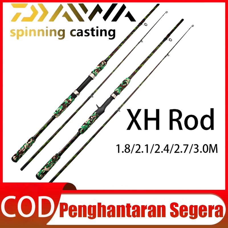 Fishing Rod Carbon Fiber 1.65m 1.8m Casting Spinning Fishing Rod ...