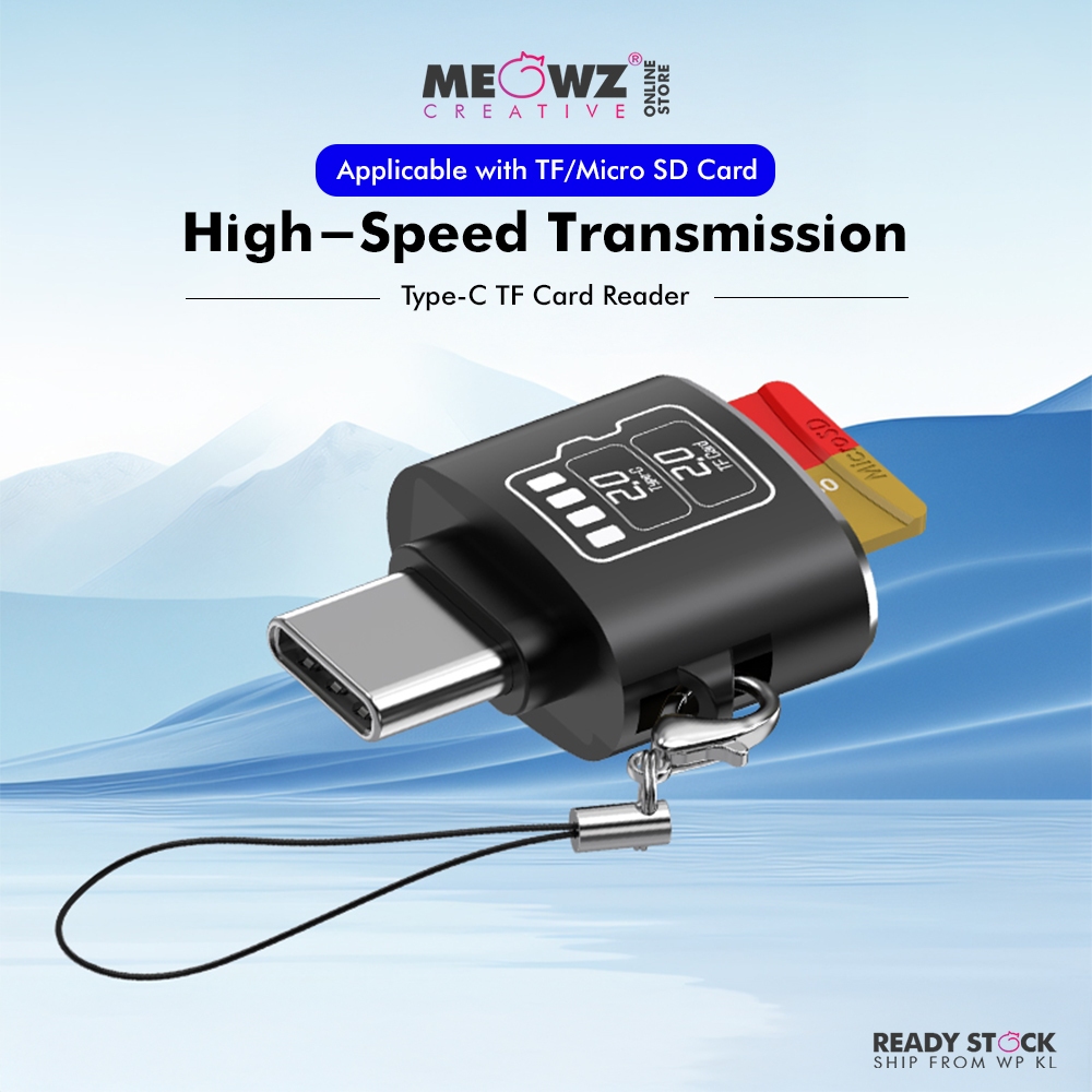 TF2.0 / Micro SD Card Reader to Type-C Adapter V2.0 Support Up to 512Gb ...
