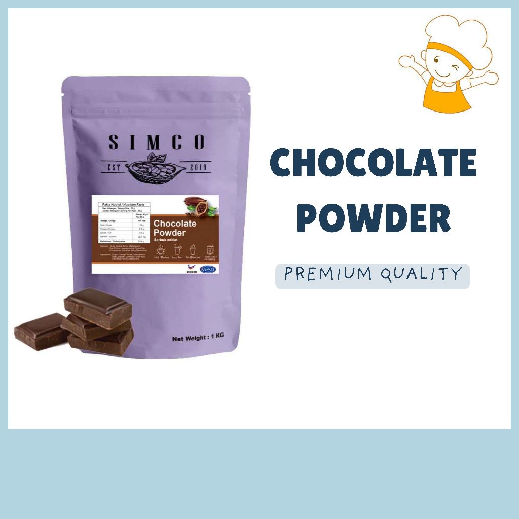 SIMCO Chocolate Beverage Powder / Ice Blended / Serbuk Minuman Coklat ...