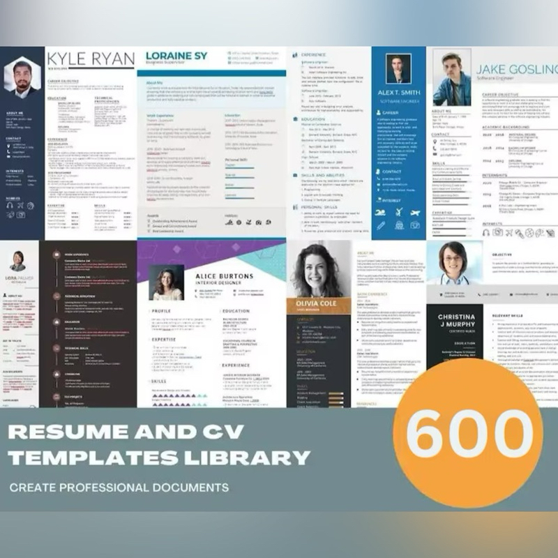 600+ Mega Resume Templates Bundle: Discover your gateway to ...