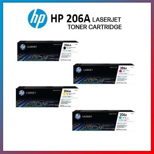 Wls HP 206A ORIGINAL LASERJET TONER CARTRIDGE (W2110A / W2111A / W2112A ...