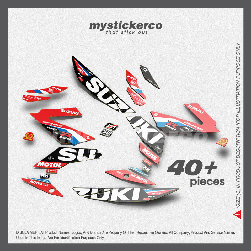 Sticker : Suzuki Raider R150 Fi SERT EWC2021 Set (3 Days Pre-Order ...