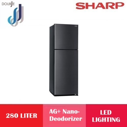 Sharp (280L) 2 Door Fridge/Peti Sejuk SJ287MDS | Shopee Malaysia