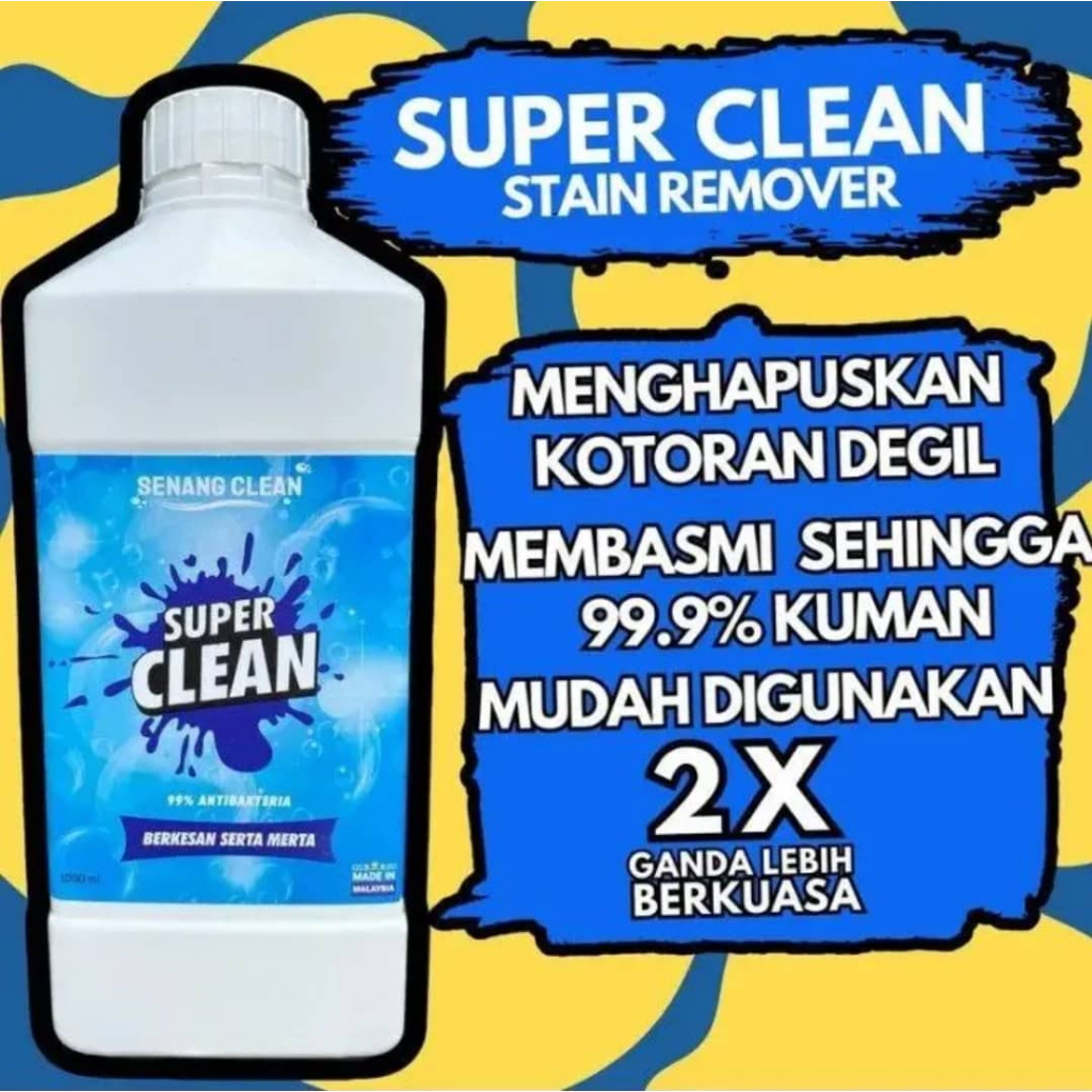 SABUN SUPER CLEAN STAIN REMOVER ORIGINAL SUPER CLEAN PENCUCI LANTAI ...