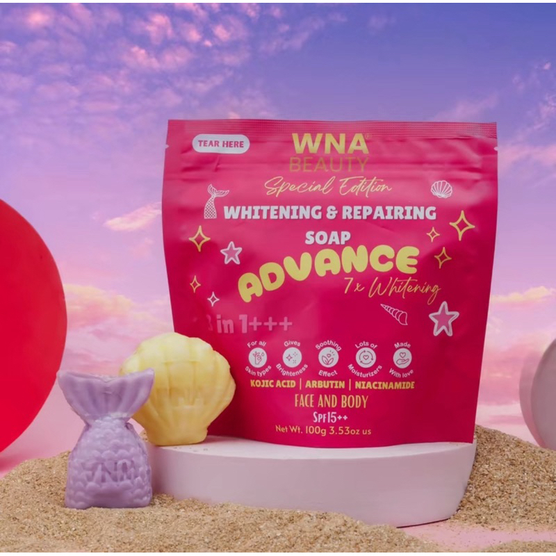 [ READY STOCK ] WNA ADVANCE SOAP 2IN1 MERMAID HOT PINK & SOFT PINK ...