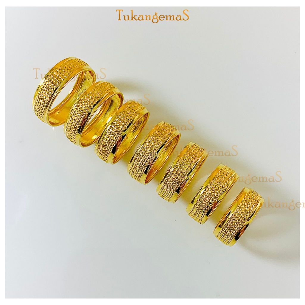 TukangemaS cincin emas 916 cincin belah rotan fesyen 22k original ...