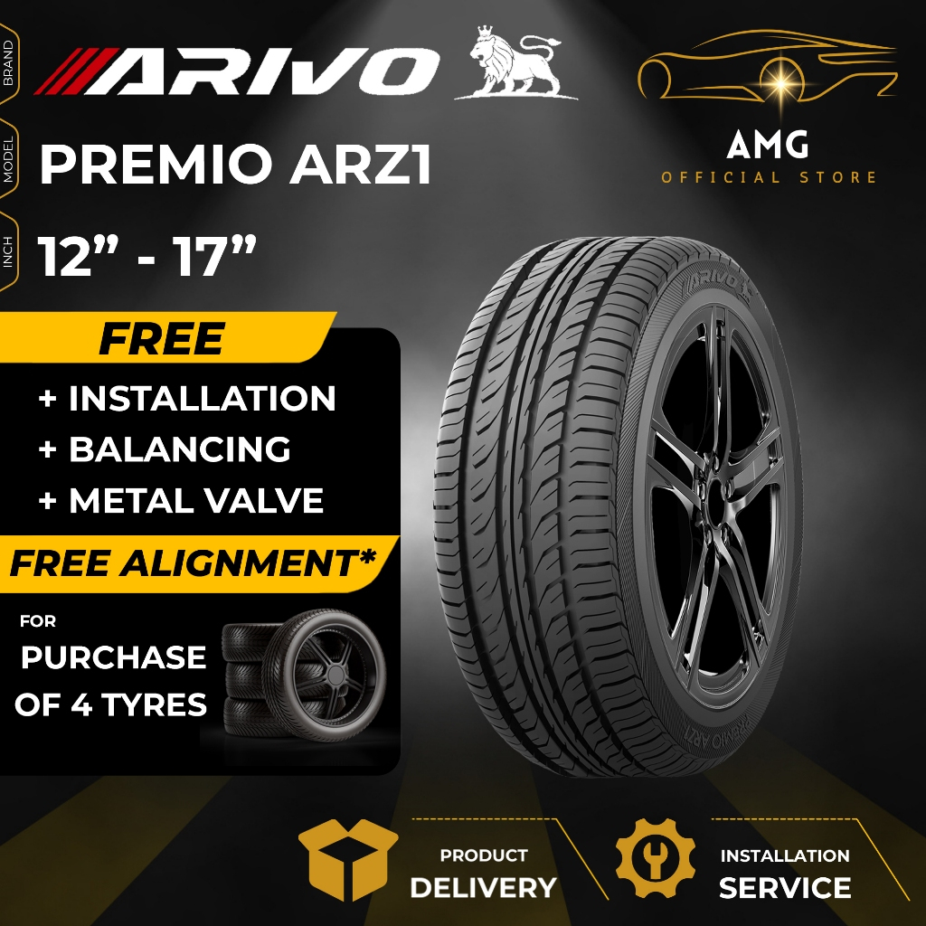 ARIVO Premio ARZ1 Car Tyre (FREE INSTALLATION/DELIVERY) 12 13 14 15 16 17 Inch Tire Tayar Kereta ...