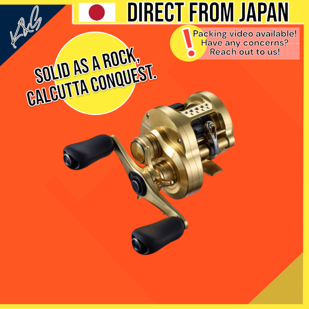 Shimano Calcutta Conquest Baitcasting Reel 100, 101, 200, 201 Series ...