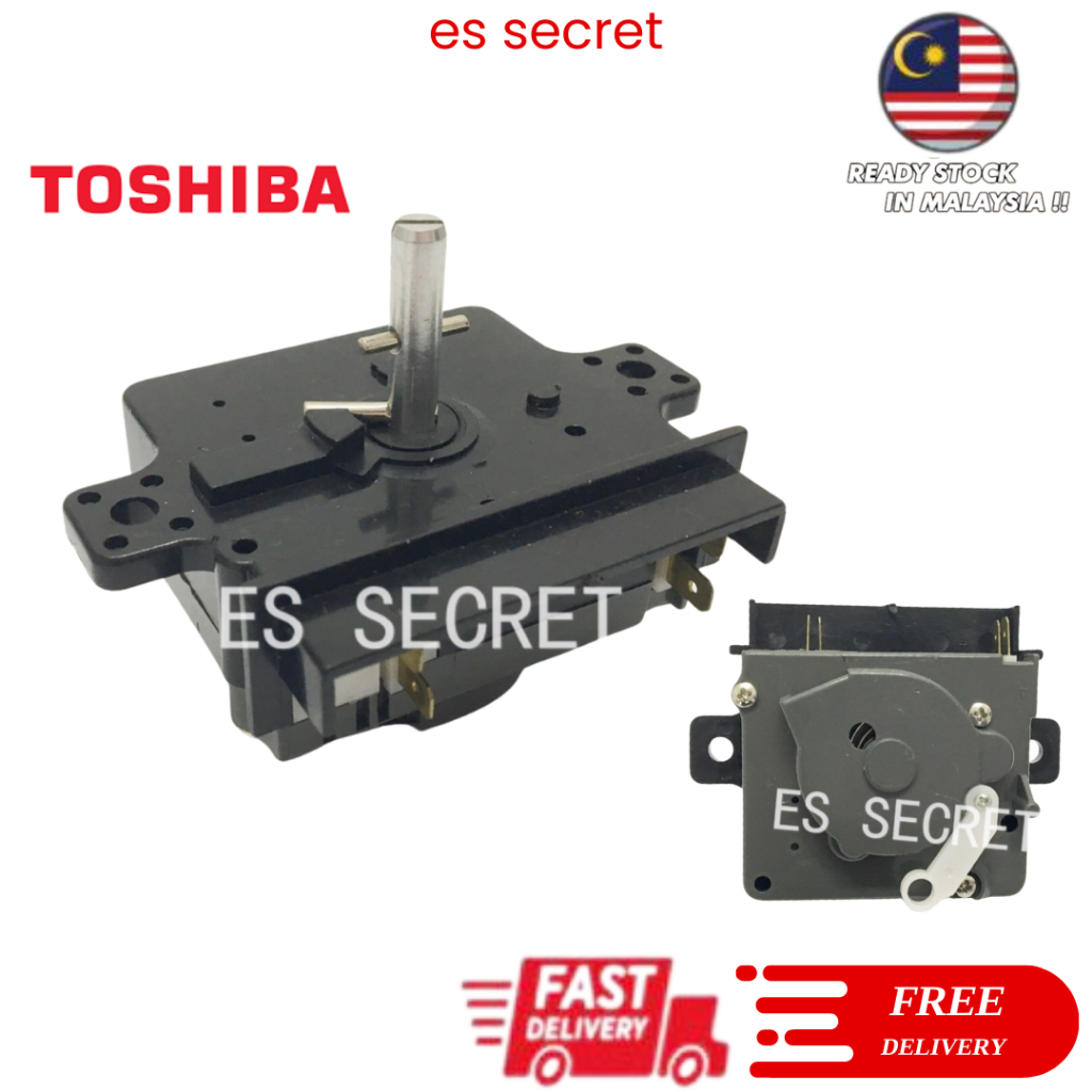 TOSHIBA / HAIER Washing Machine Wash Timer / Spin Timer Shaft: 25mm 4 ...