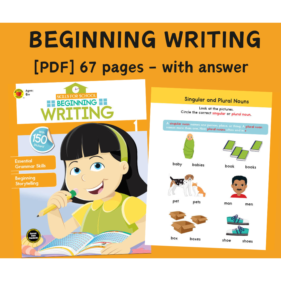 A649 – [PDF] Beginning Writing for preschool (including answer) 67 ...