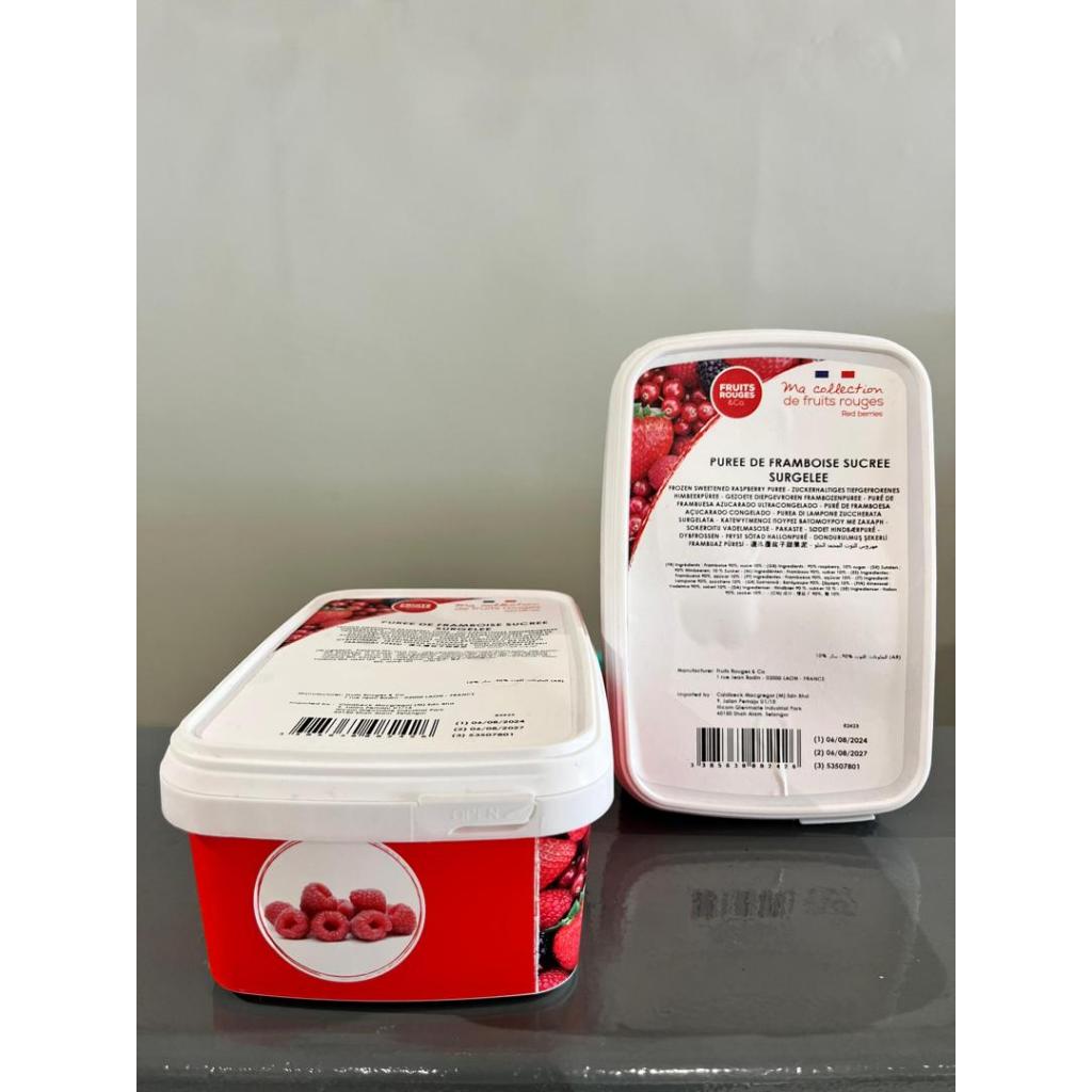 Fruits Rouges & Co Frozen Puree 1kg (Raspberry/Strawberry/Mango/Passion ...