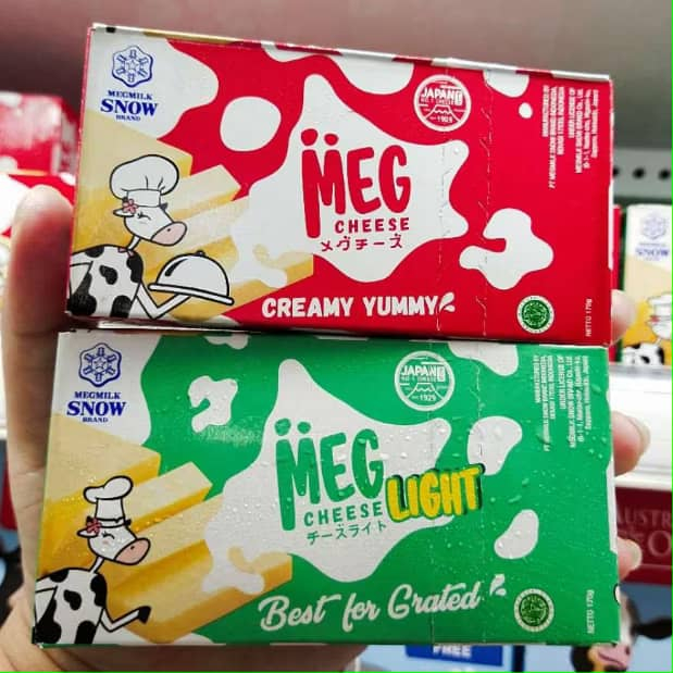 MEG CHEDDAR CHEESE RED & LIGHT 170GM | Shopee Malaysia