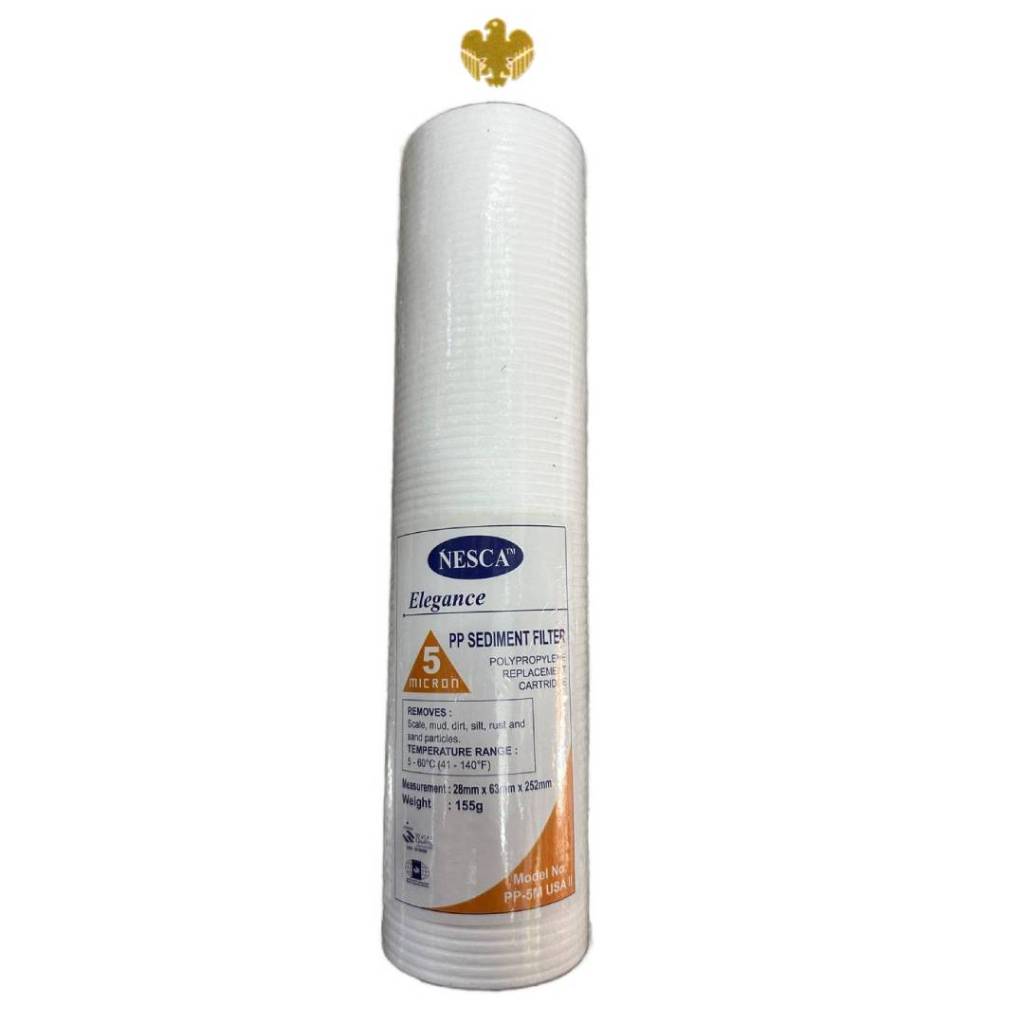 NESCA 10" 5 MICRON PP SEDIMENT WATER FILTER REFILL (155G) | Shopee Malaysia
