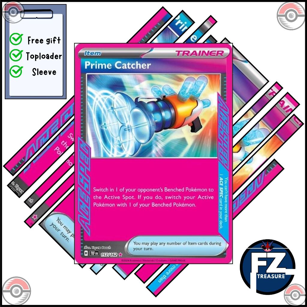 Pokémon TCG Prime Catcher - 157/162 (TEF) [ENG ACE] [FZ Treasure ...