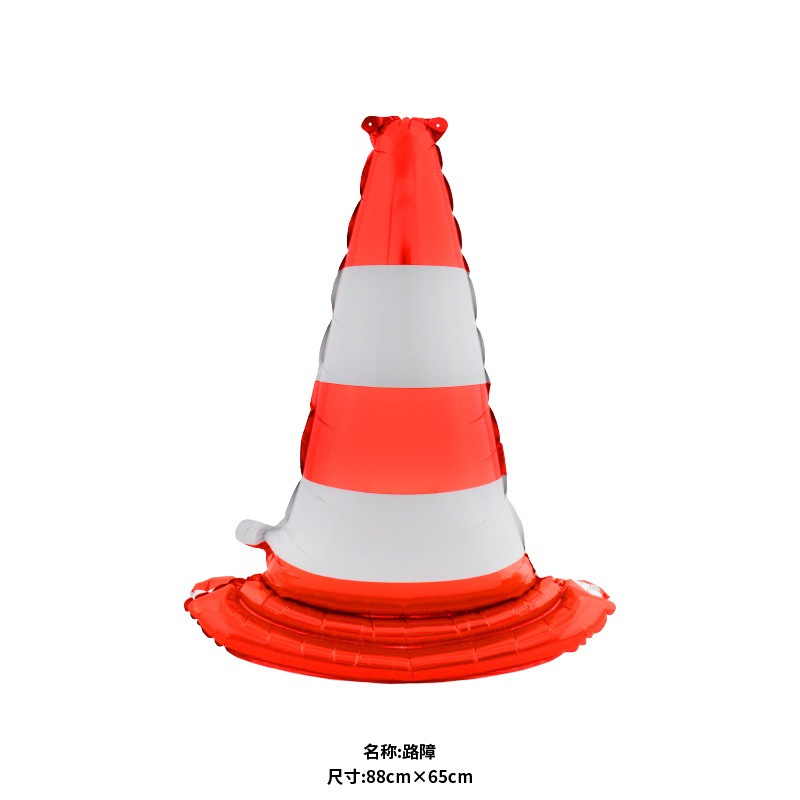 Orange Cone Construction Racing Birthday Theme | Shopee Malaysia