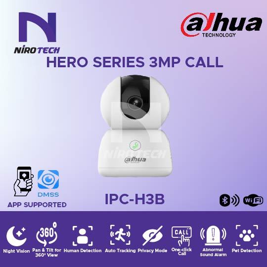 DAHUA Hero B1 3MP Indoor CCTV Camera (DH-H3B) | Shopee Malaysia