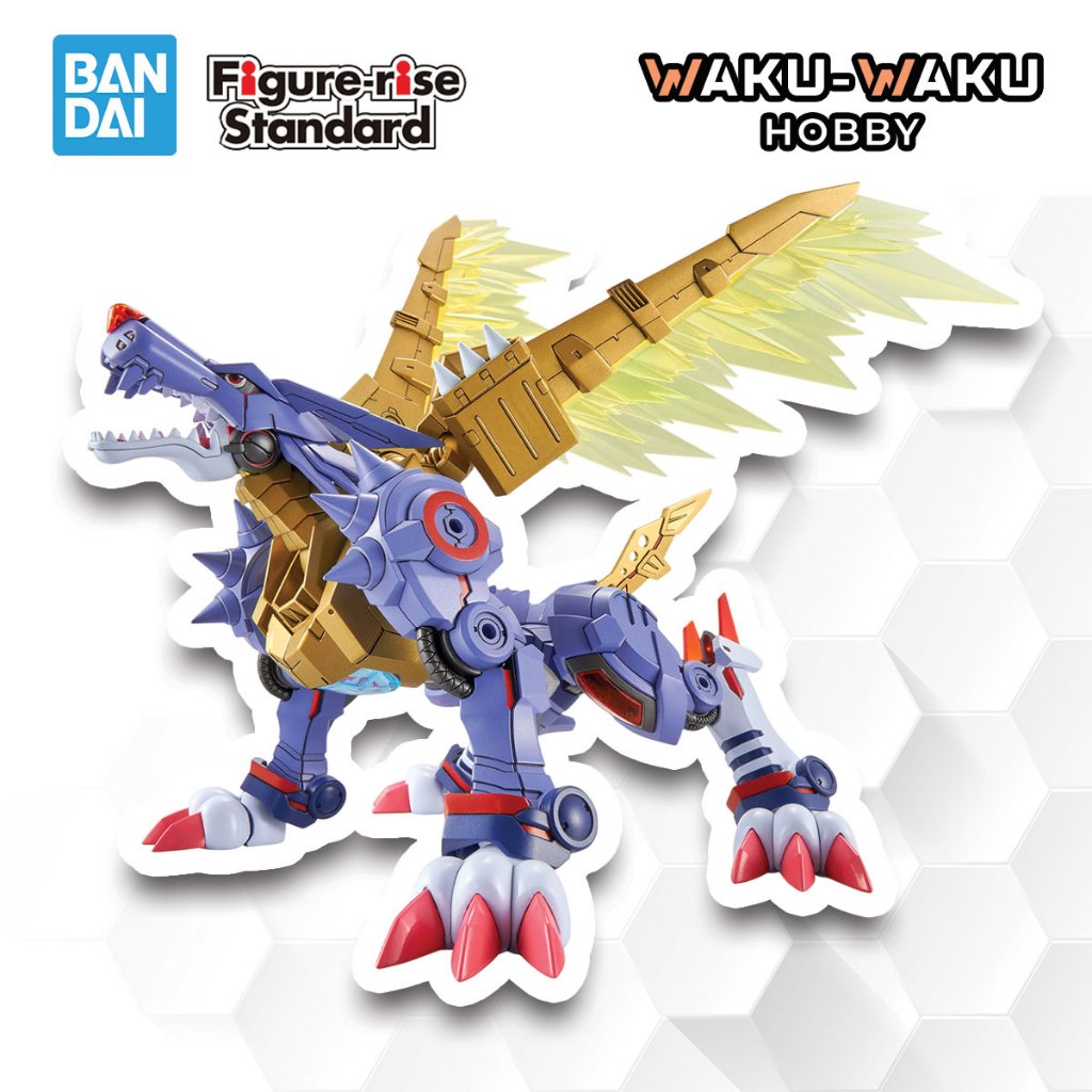 BANDAI FRS Metalgarurumon Amplified - Figure-rise Standard Digimon Adventure Plastic Model Kit ...