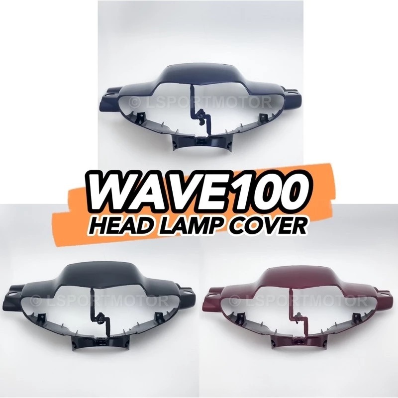 HONDA WAVE100 HANDLE COVER 0 UPPER COVER COVER LAMPU DEPAN ATAS WAVE ...