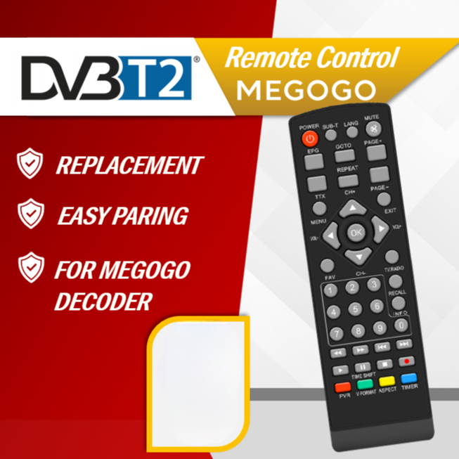 [Shopee Choice] DVB T2 Digital Decoder Remote Controller Alat Kawalan ...